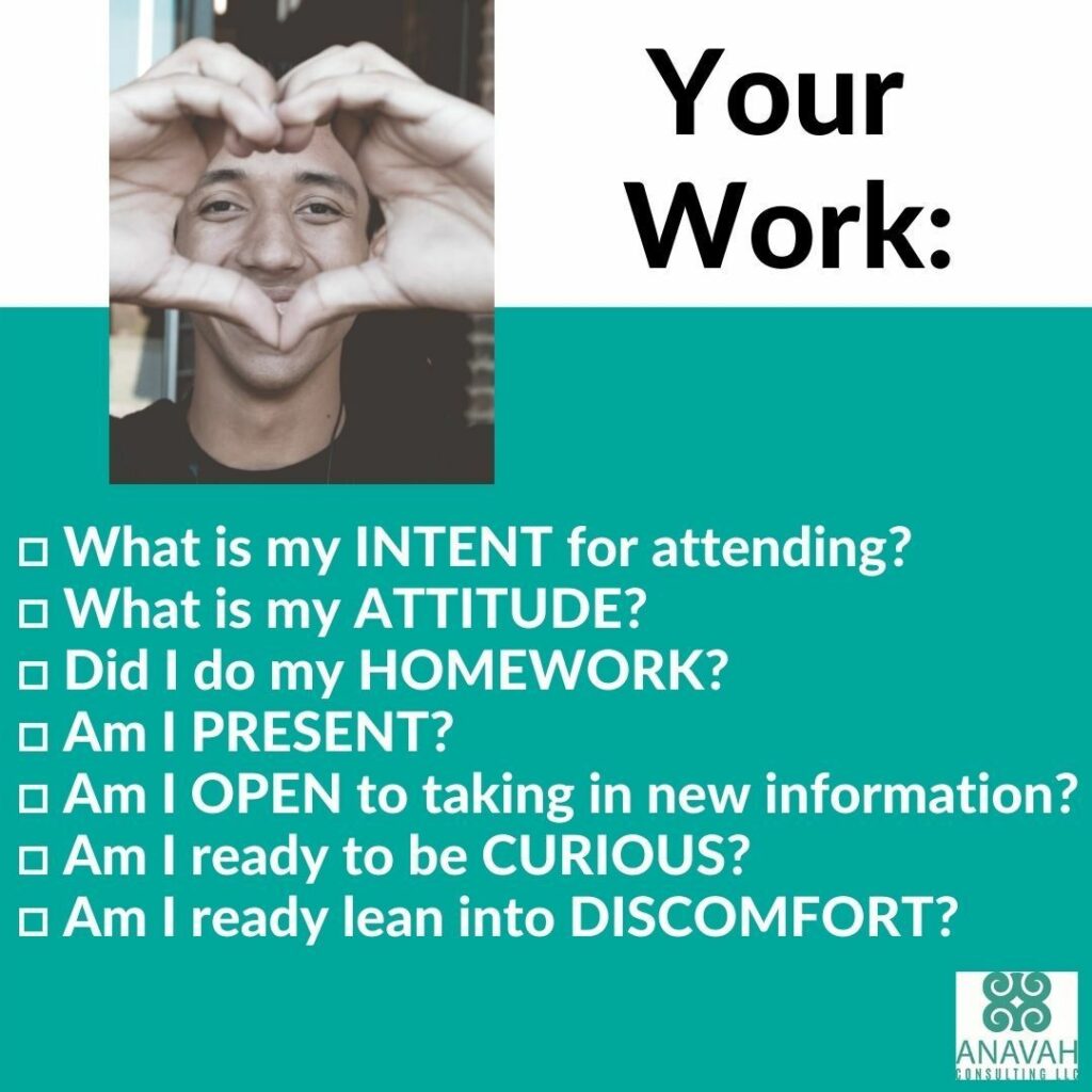 Workshop Expectations and Learning - Anavah Consulting